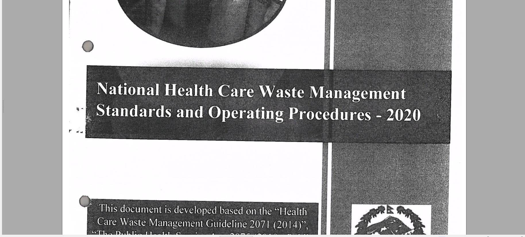 Medical Waste Management Standards at Eileen Towner blog